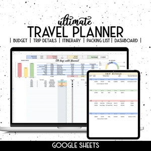 Vacation Budget Spreadsheet Template - Etsy