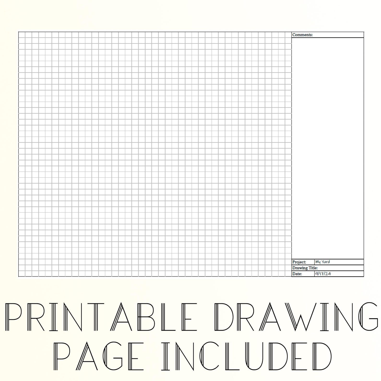Easy Landscape Budget Plan Excel Template - Etsy