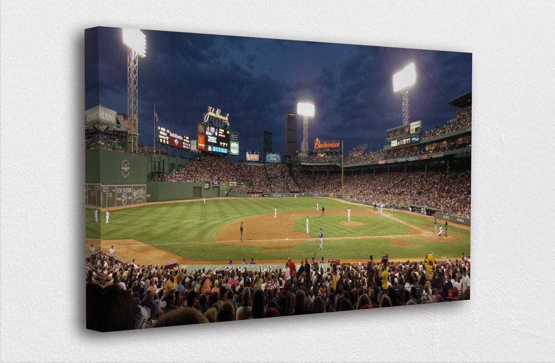 Fenway Park at Night Canvas Wall Art | Poster, Canvas Prints for Home ...