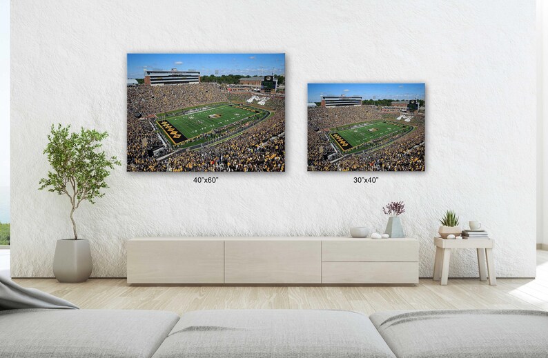 Faurot Field at Memorial Stadium Canvas Wall Art Poster, Canvas Prints ...