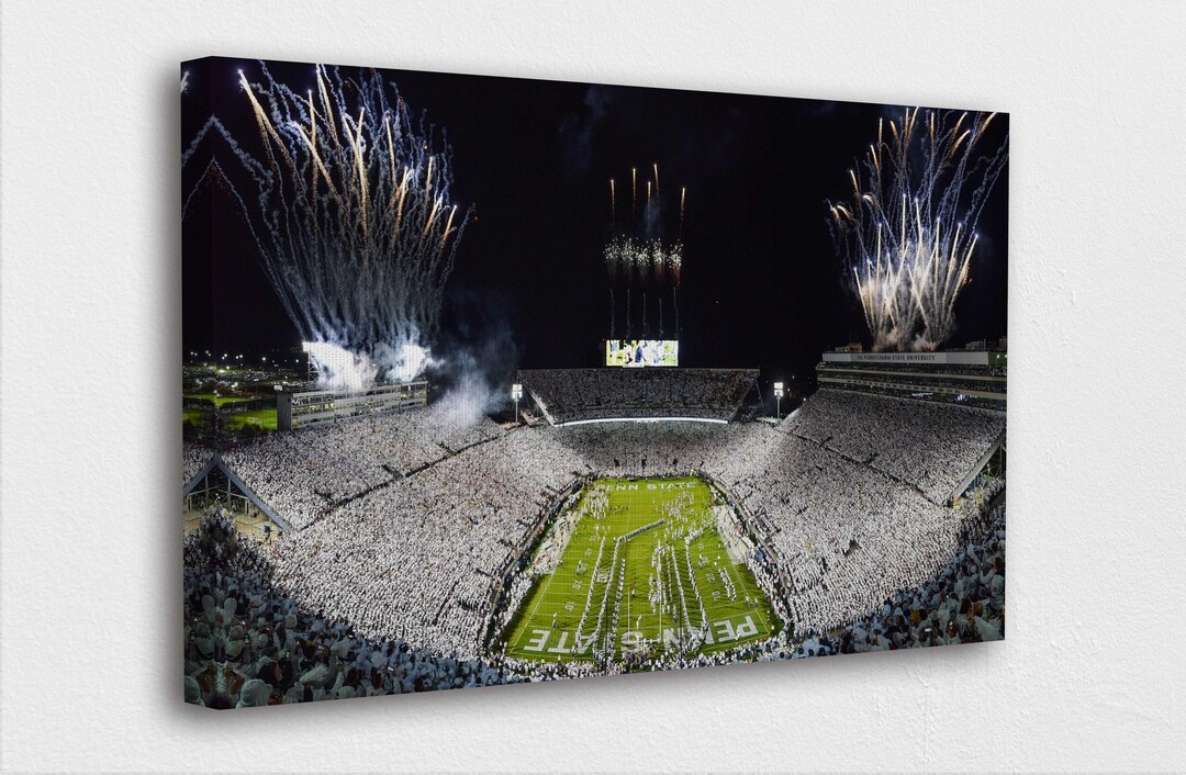 Beaver Stadium Fireworks Canvas Wall Art | Poster, Canvas Prints for ...