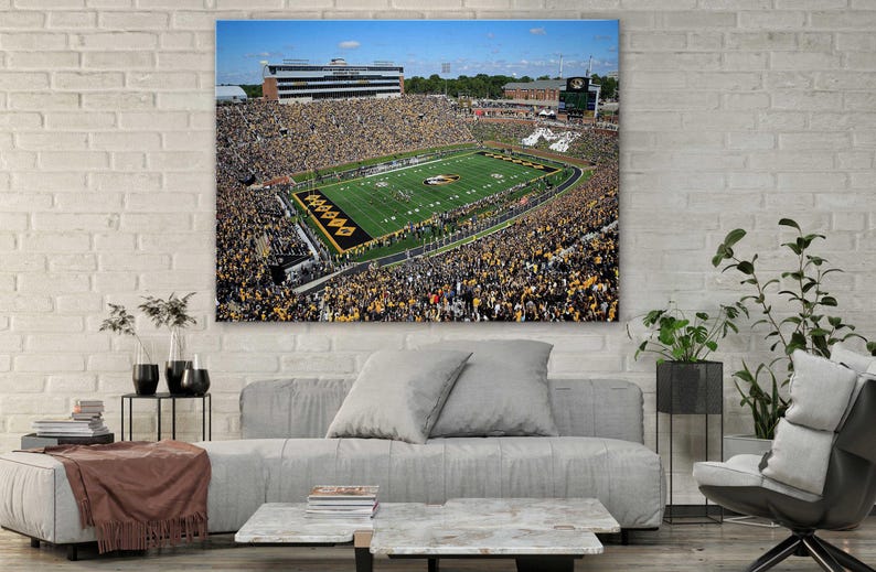 Faurot Field at Memorial Stadium Canvas Wall Art Poster, Canvas Prints ...
