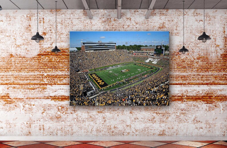 Faurot Field at Memorial Stadium Canvas Wall Art Poster, Canvas Prints ...