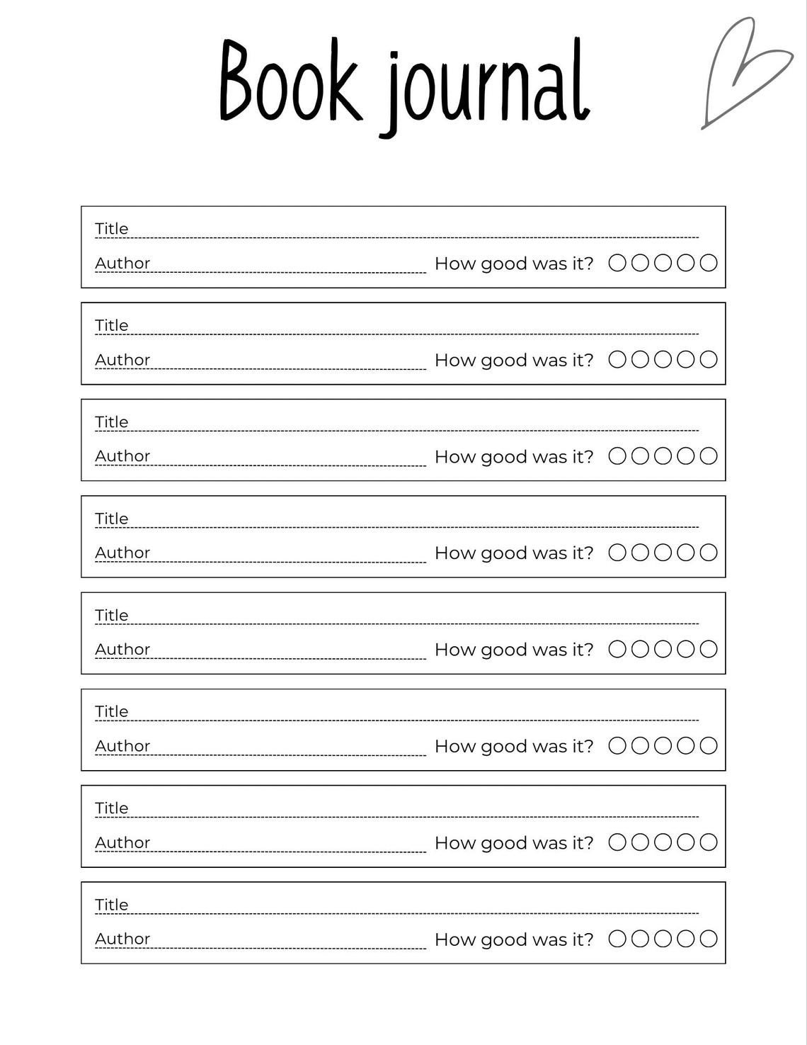 Guided Journal With Trackers – Productivity & Wellness Planner With ...