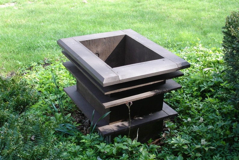 DIY Craftsman Style Planter Box Woodworking Plan - Etsy