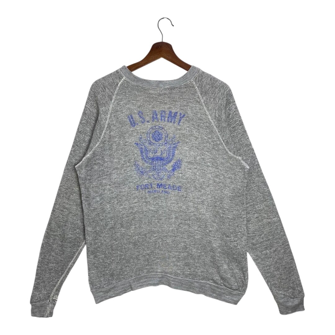 Vintage 80s US Army Fort Meade Sweatshirt, Tri-blend Raglan, XL - Etsy