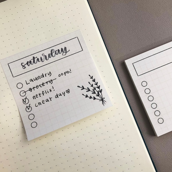Aesthetic Sticky Notes - Etsy