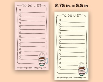 Papercraft To Do List Task Memo Pad Note Pad To do List Pad Memo Pad ...