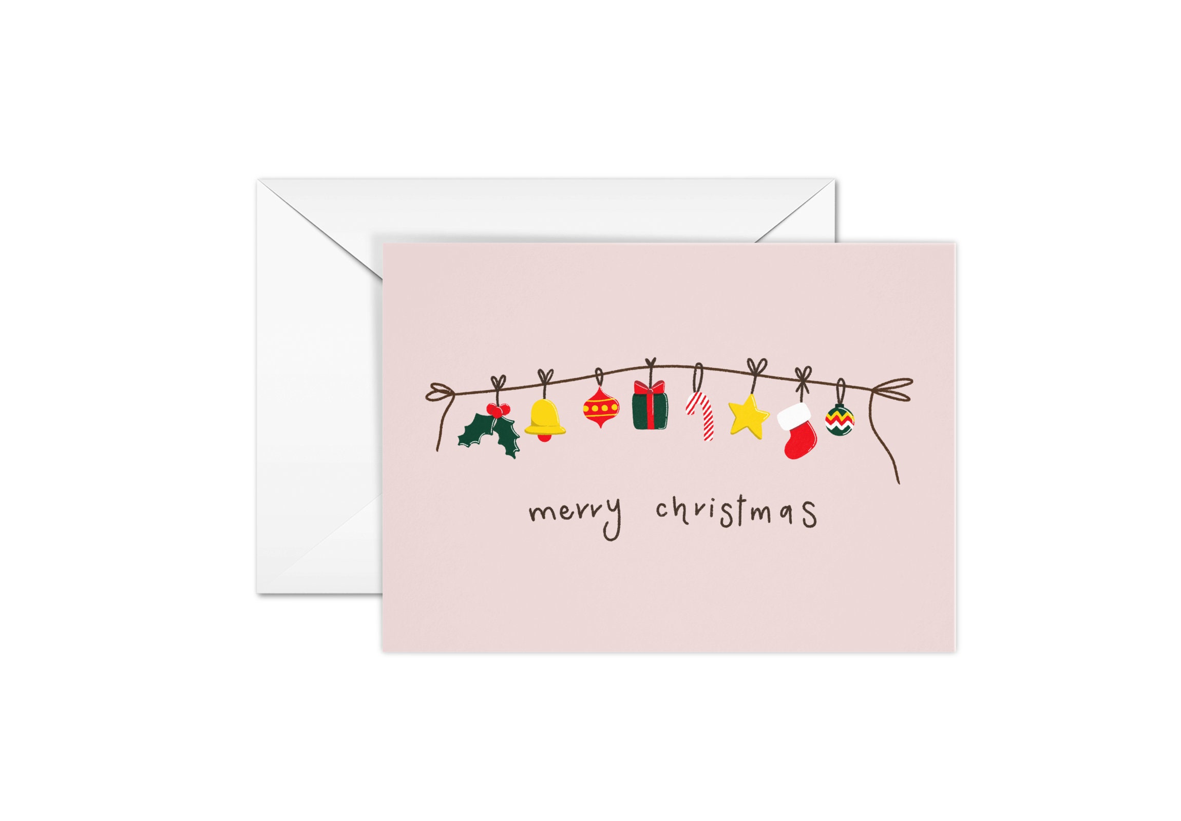 Cute Christmas Cards Pack Merry Christmas Card Funny | Etsy