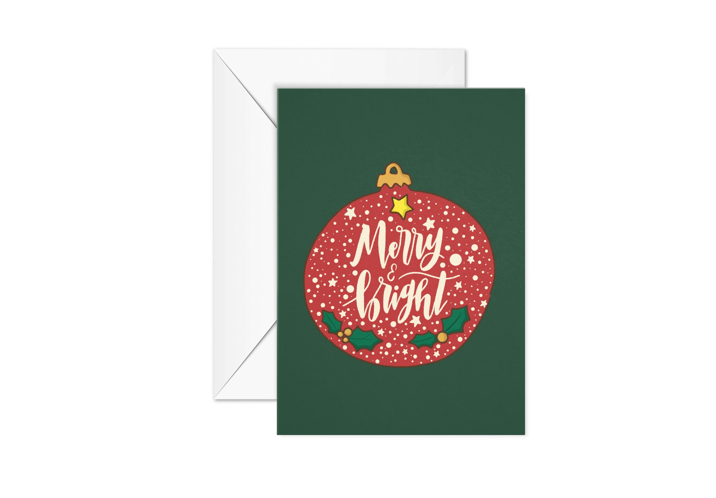 Cute Christmas Cards Pack Merry Christmas Card Funny | Etsy