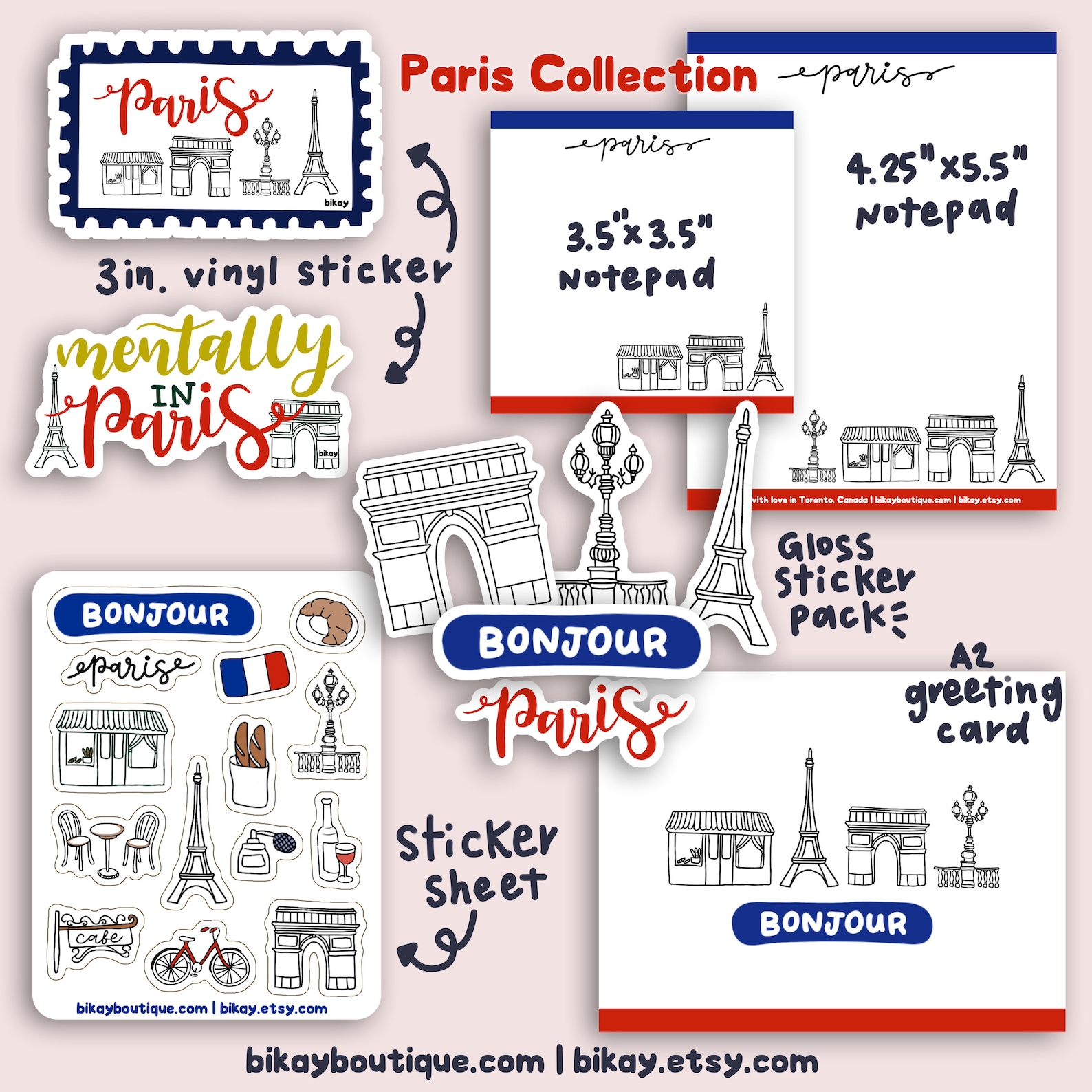 Aesthetic Paris Sticker Sheet Travel Journal Stickers - Etsy Canada