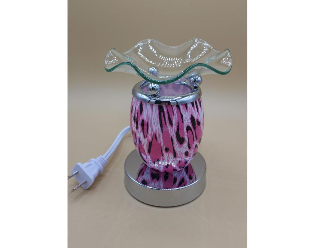 Pink Leopard Lamp, Fragrance Oil Lamp, Modern Decorative Lamp, Trendy ...