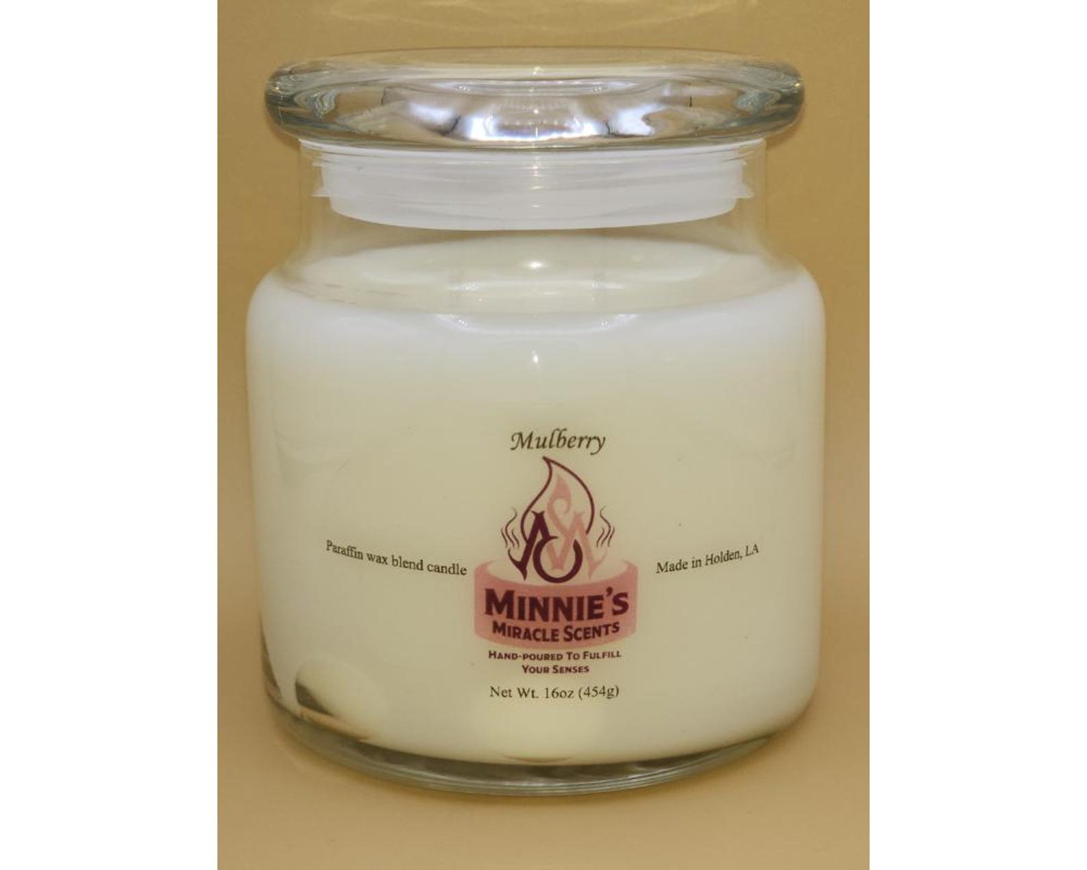 Mulberry Candle 16 Oz, Aromatherapy Scented Candles, Paraffin Wax Blend ...