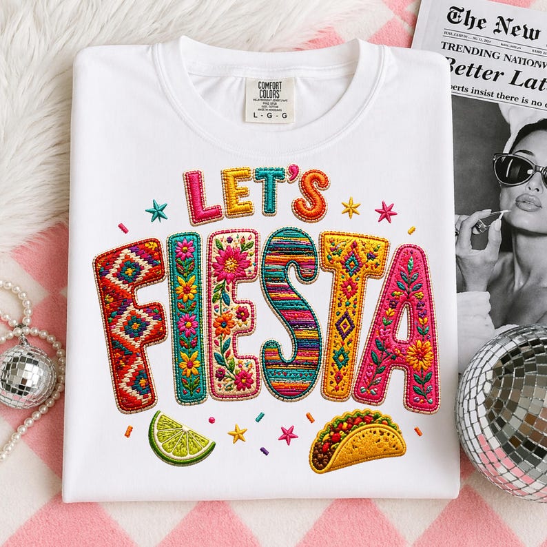 Cinco De Mayo Fiesta Png;serape Floral Letters Mexican Holiday Shirt ...
