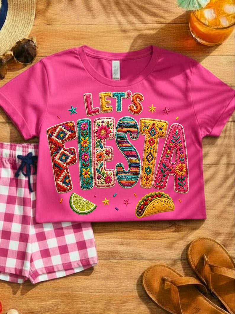 Cinco De Mayo Fiesta Png;serape Floral Letters Mexican Holiday Shirt ...