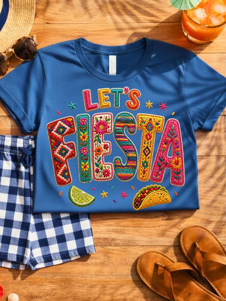 Cinco De Mayo Fiesta Png;serape Floral Letters Mexican Holiday Shirt ...