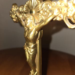 Golden Crucifix - Painted Steel - Made in USA - Etsy