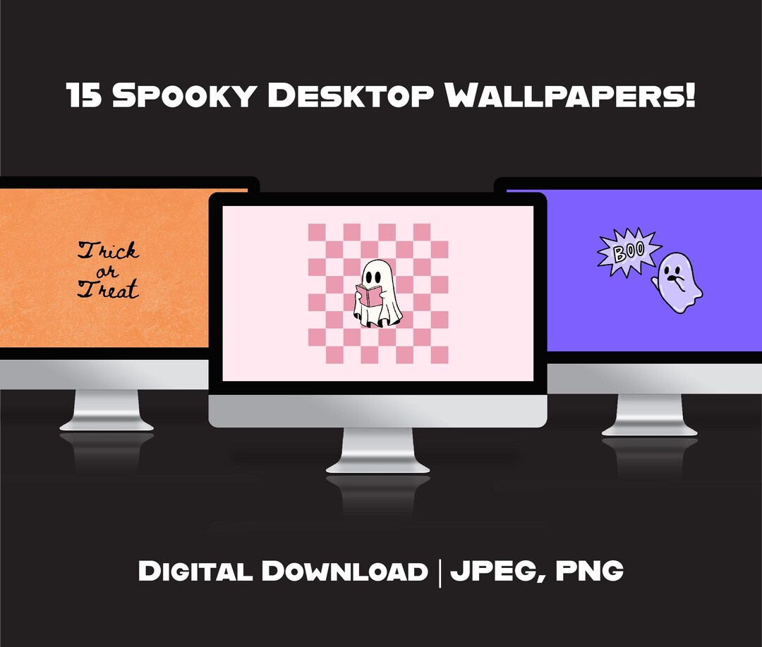 15 Spooky Desktop Wallpapers Halloween Digital Download - Etsy