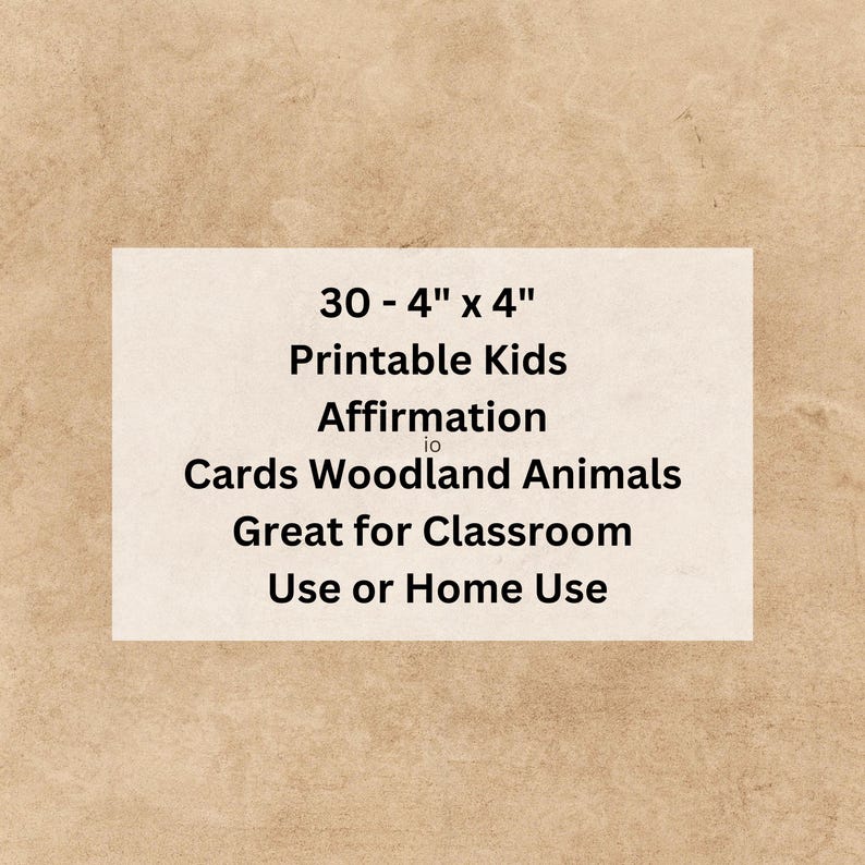 Affirmation Cards for Kids Printable Cards Positive Affirmation Cards ...