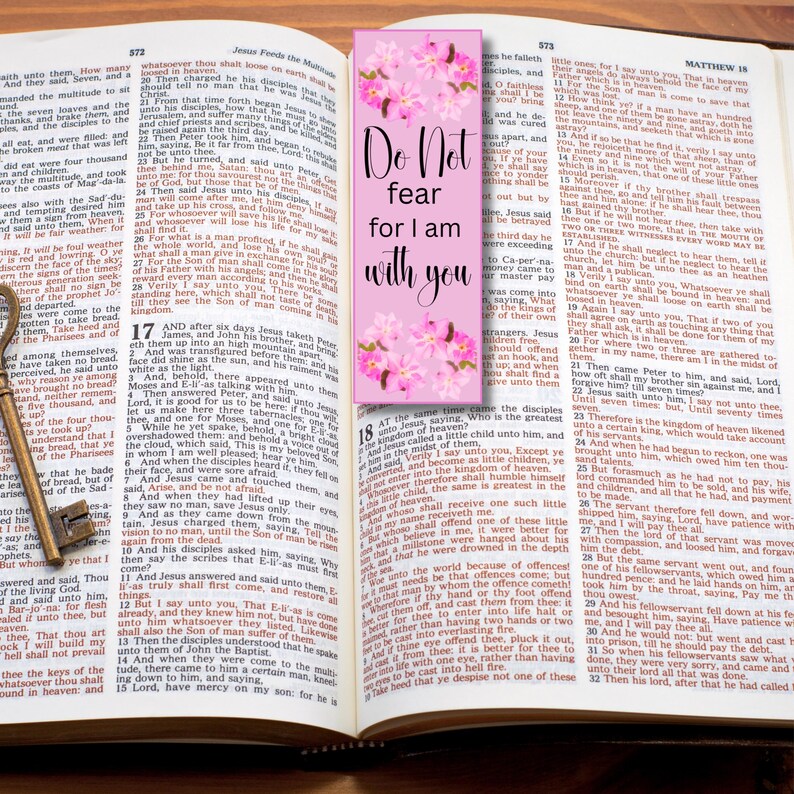 Printable Bible Verse Bookmarks: Inspirational Scripture Reminders ...