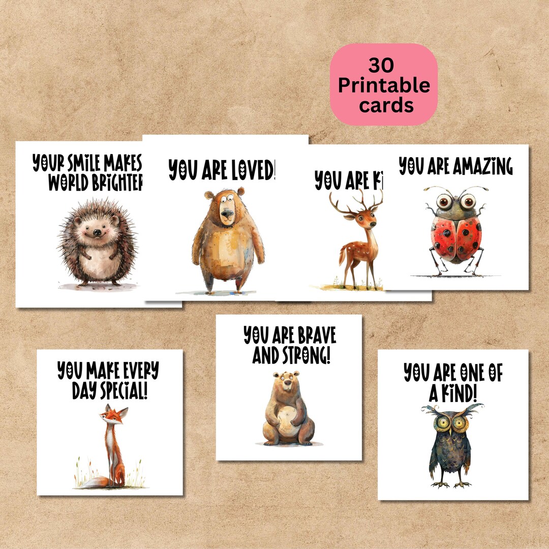 Affirmation Cards for Kids Printable Cards Positive Affirmation Cards ...