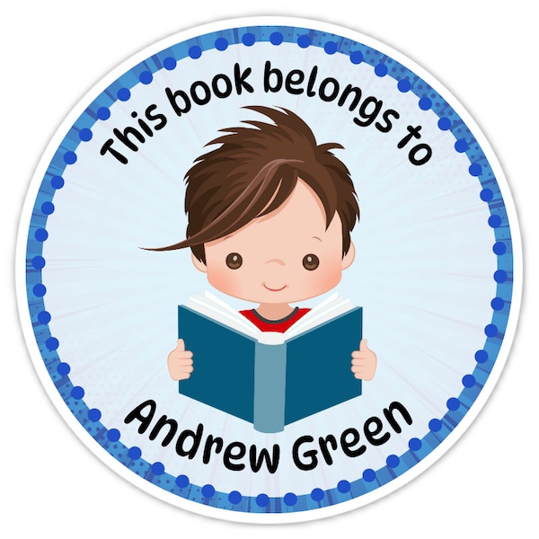 Personalized Bookplates Children - Etsy