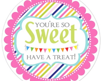 Printable Sweet Treat Gift Tags A Little Treat for Someone