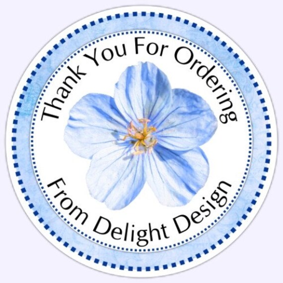 Custom FLower Stickers Business Labels Custom Logo Labels | Etsy