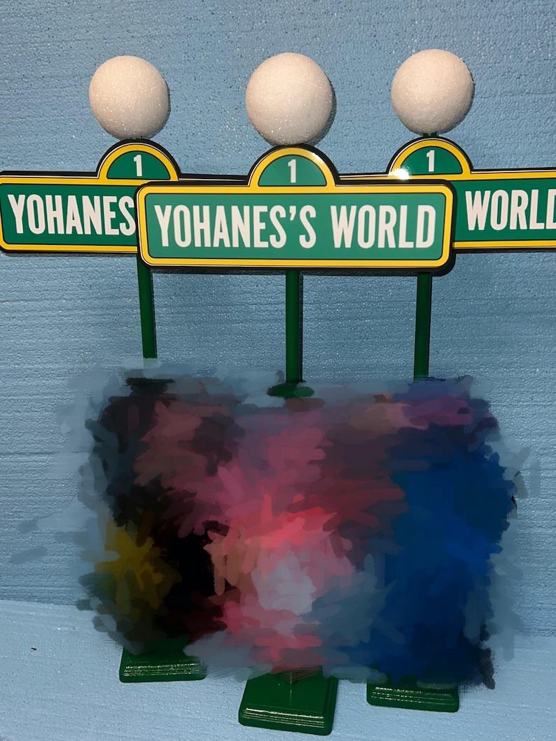 Elmo/ Sesame Street 3D Personalized/custom Centerpieces - Etsy