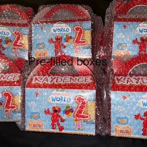 Custom Elmo 3D Party Box - Etsy