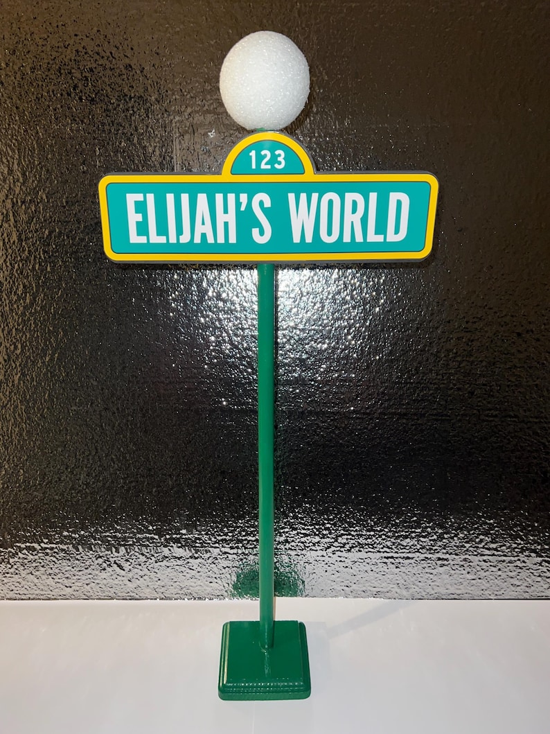 Elmo/ Sesame Street 3D Personalized/custom Centerpieces - Etsy