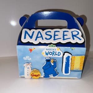 Custom Elmo 3D Party Box - Etsy