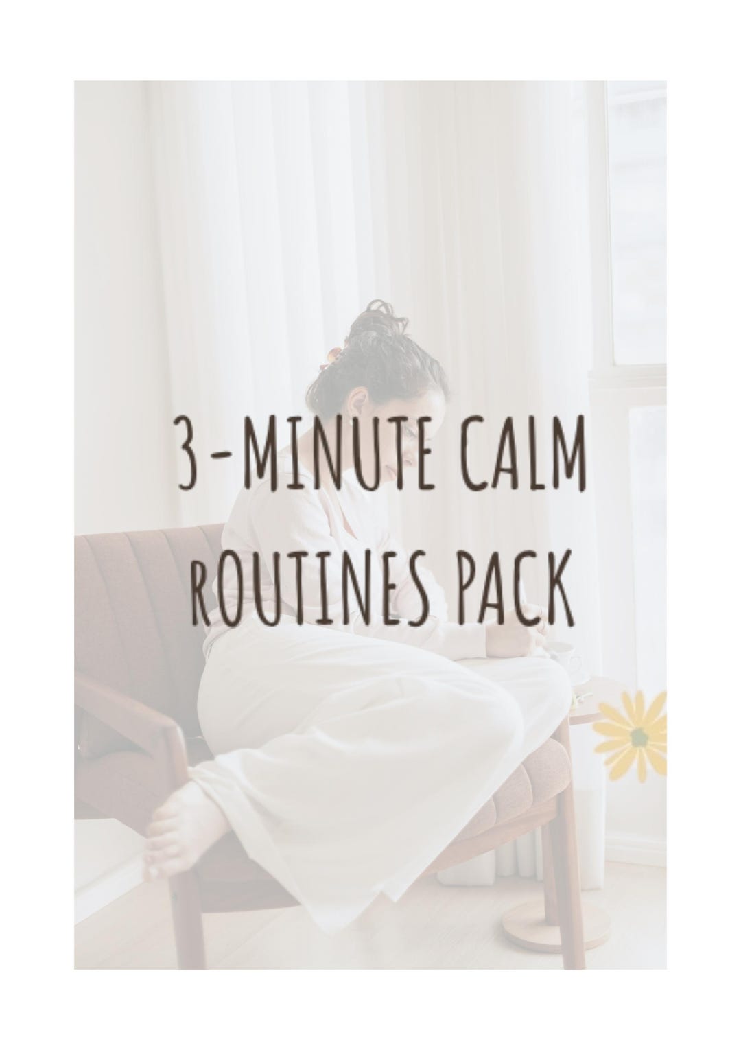 3-minute Calm Routines Pack (4 Printables) | Morning, Night | Anxiety ...