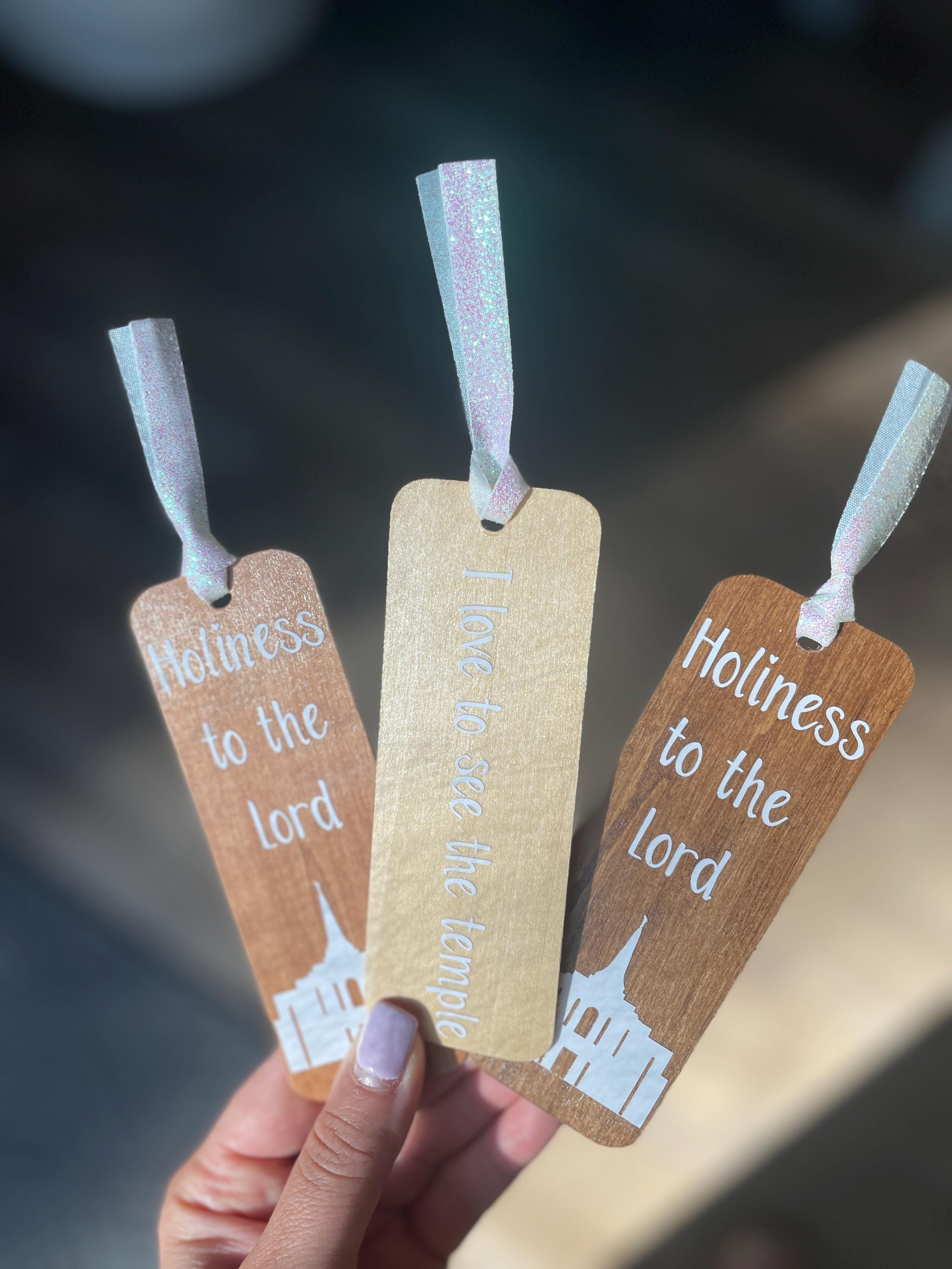 Wooden LDS Temple Bookmarks - Etsy