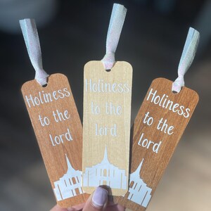 Wooden LDS Temple Bookmarks - Etsy