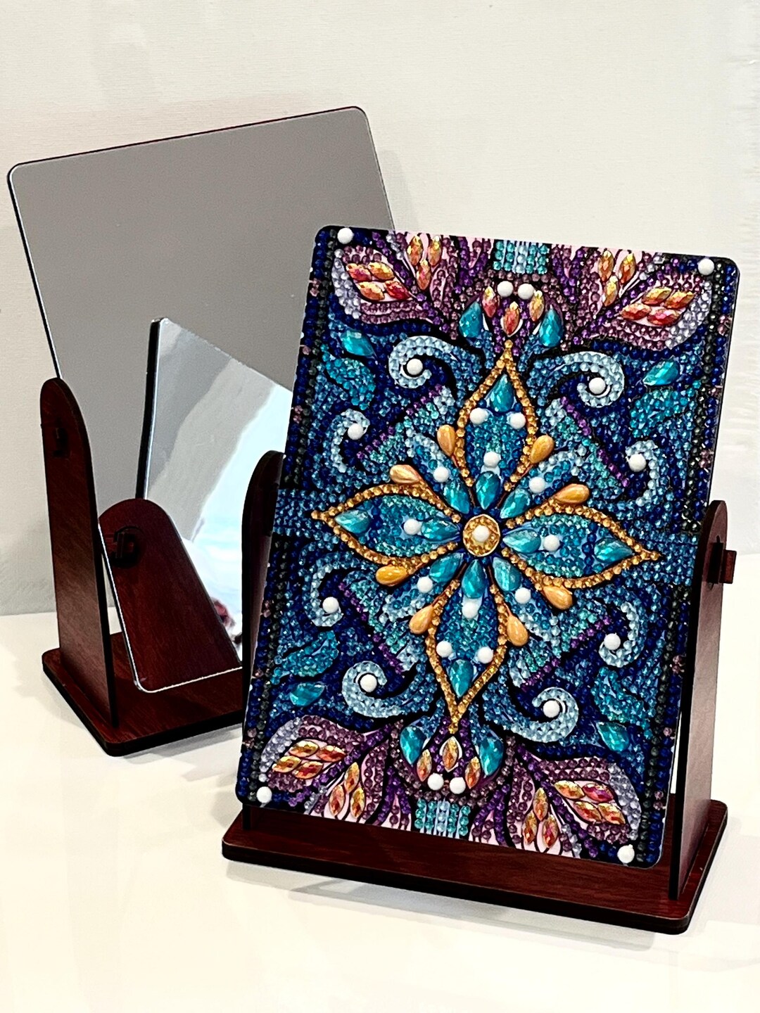 3D Diamond Art Rotating Flip Mirror: College Dorm Decor - Etsy