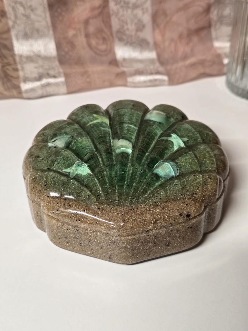 Beach Bum Clam Shell Jewelry Box, Summer Vibes, Beach Decor, Summer ...