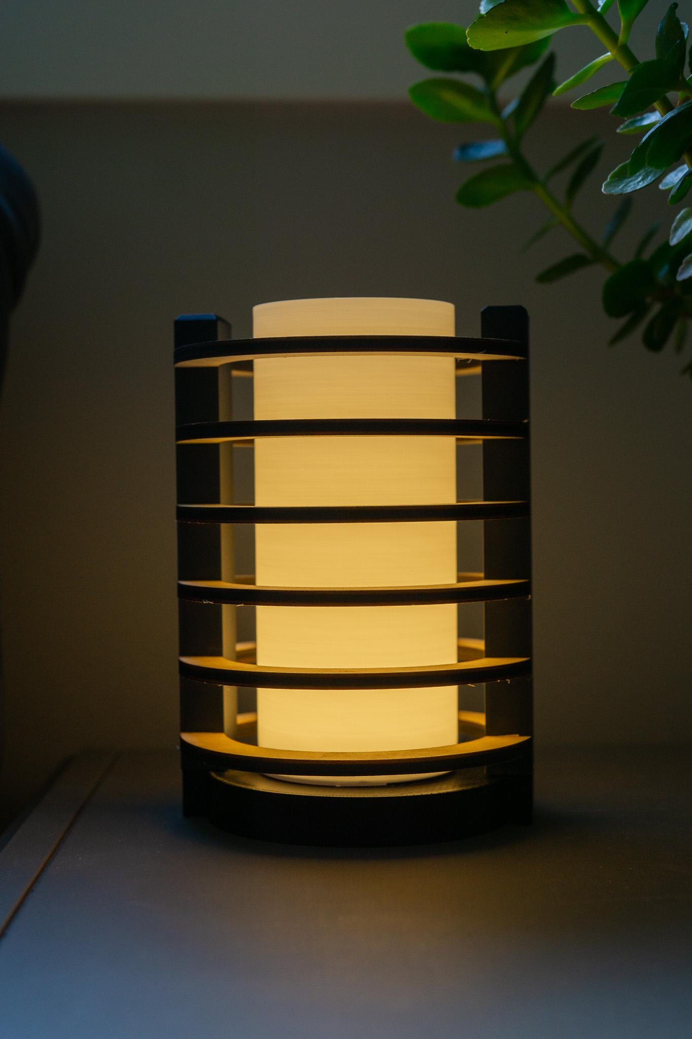 Laser-cut Mid-century Modern Desk Lamp Decoration - Etsy