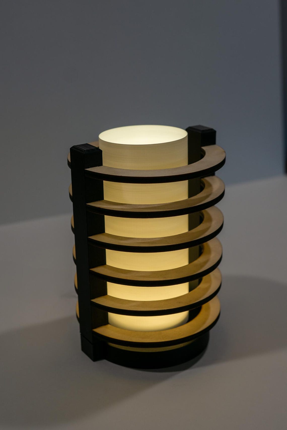 Laser-cut Mid-century Modern Desk Lamp Decoration - Etsy