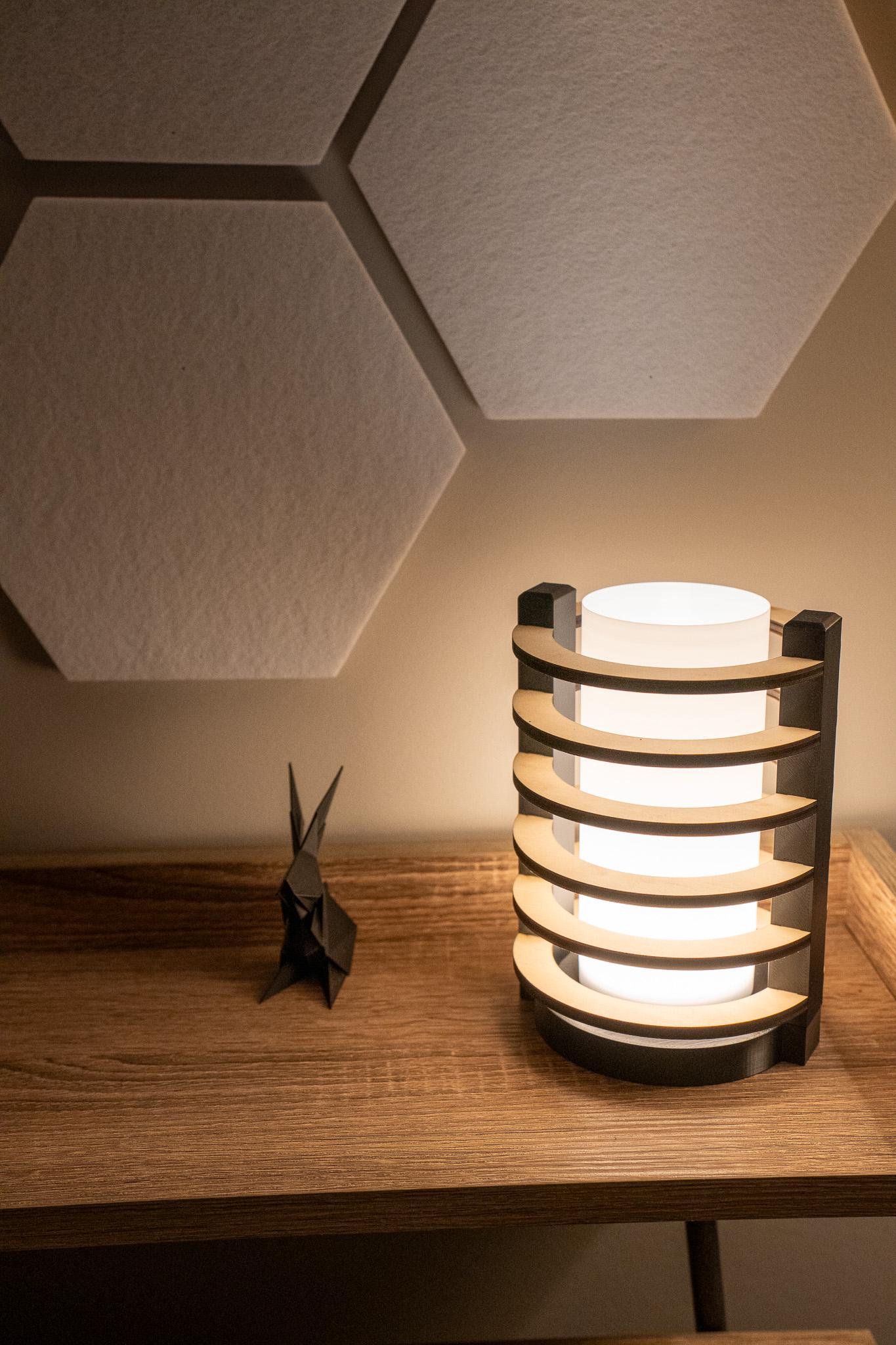 Laser-cut Mid-century Modern Desk Lamp Decoration - Etsy