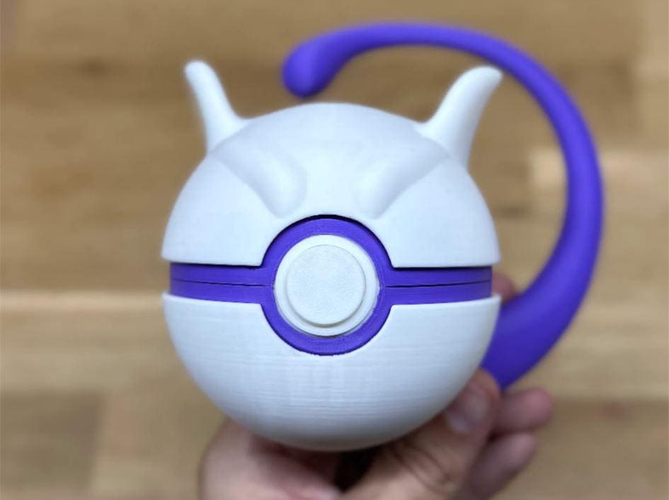 Mewtwo Pokeball - Etsy