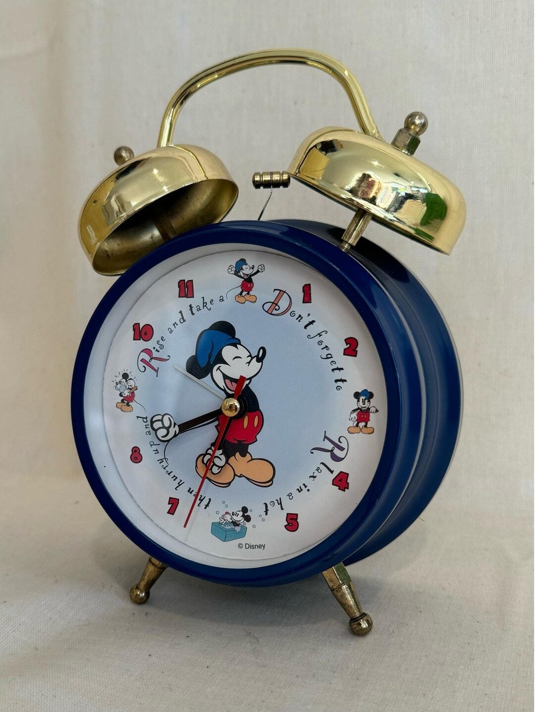 Vintage Collectible Mickey Mouse Battery Operated Alarm Clock - Etsy
