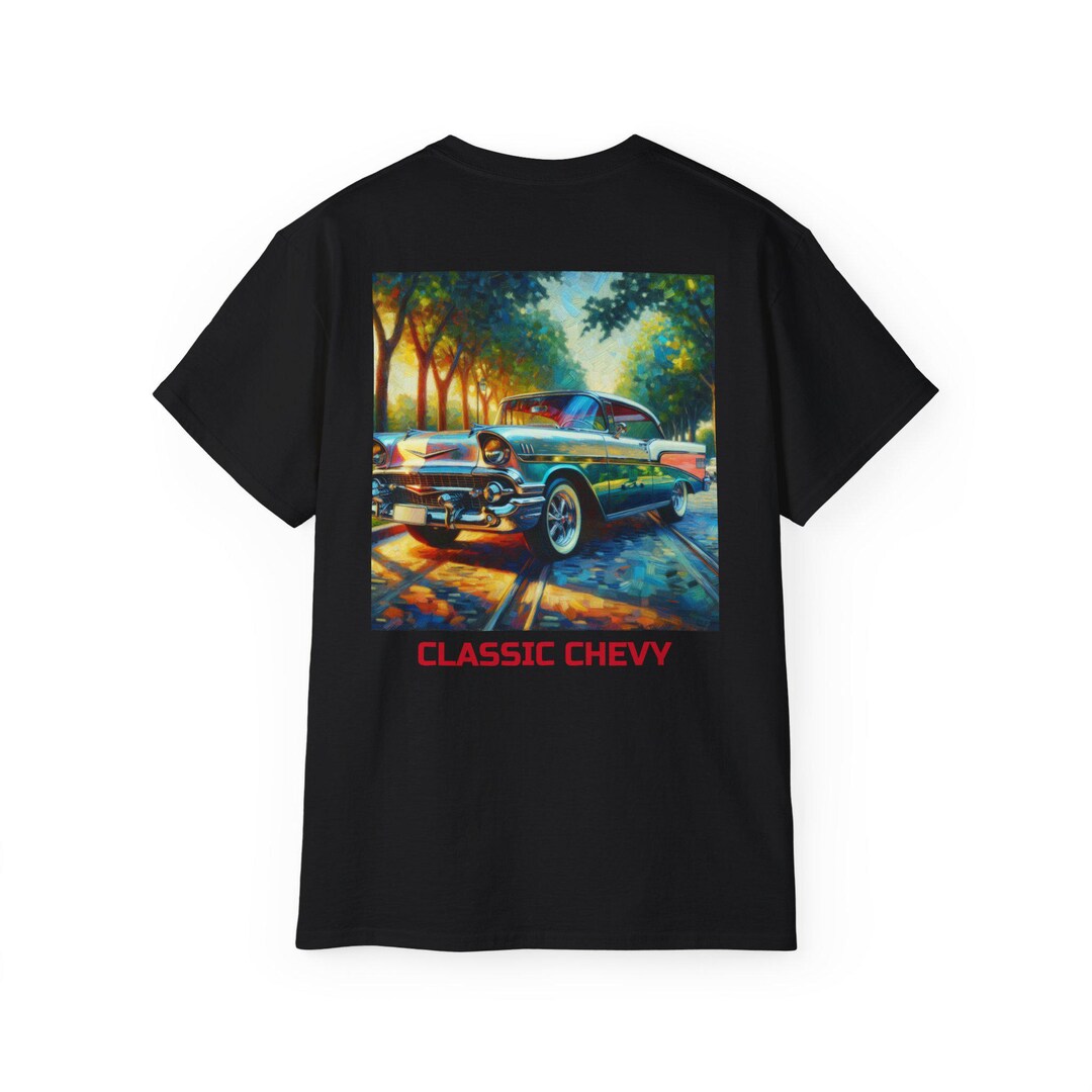 Chevy Classic Car T-shirt, Classic Chevrolet T-shirt, Retro Car Apparel ...