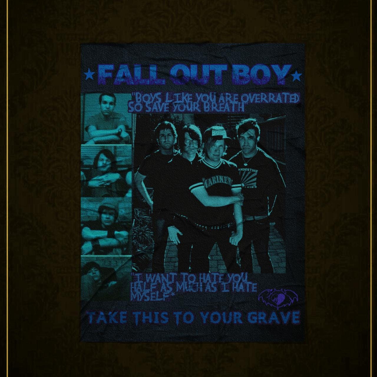 Take This to Your Grave- Poster Fall Out Boy - Etsy