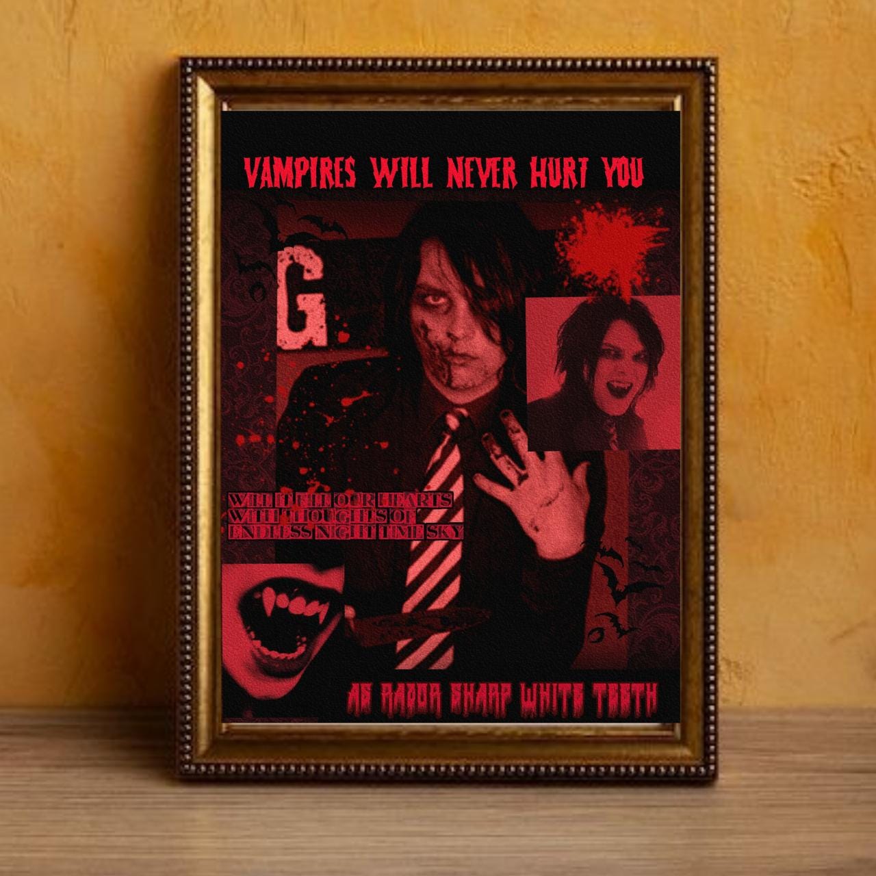 Vampires Will Never Hurt You-poster My Chemical Romance - Etsy