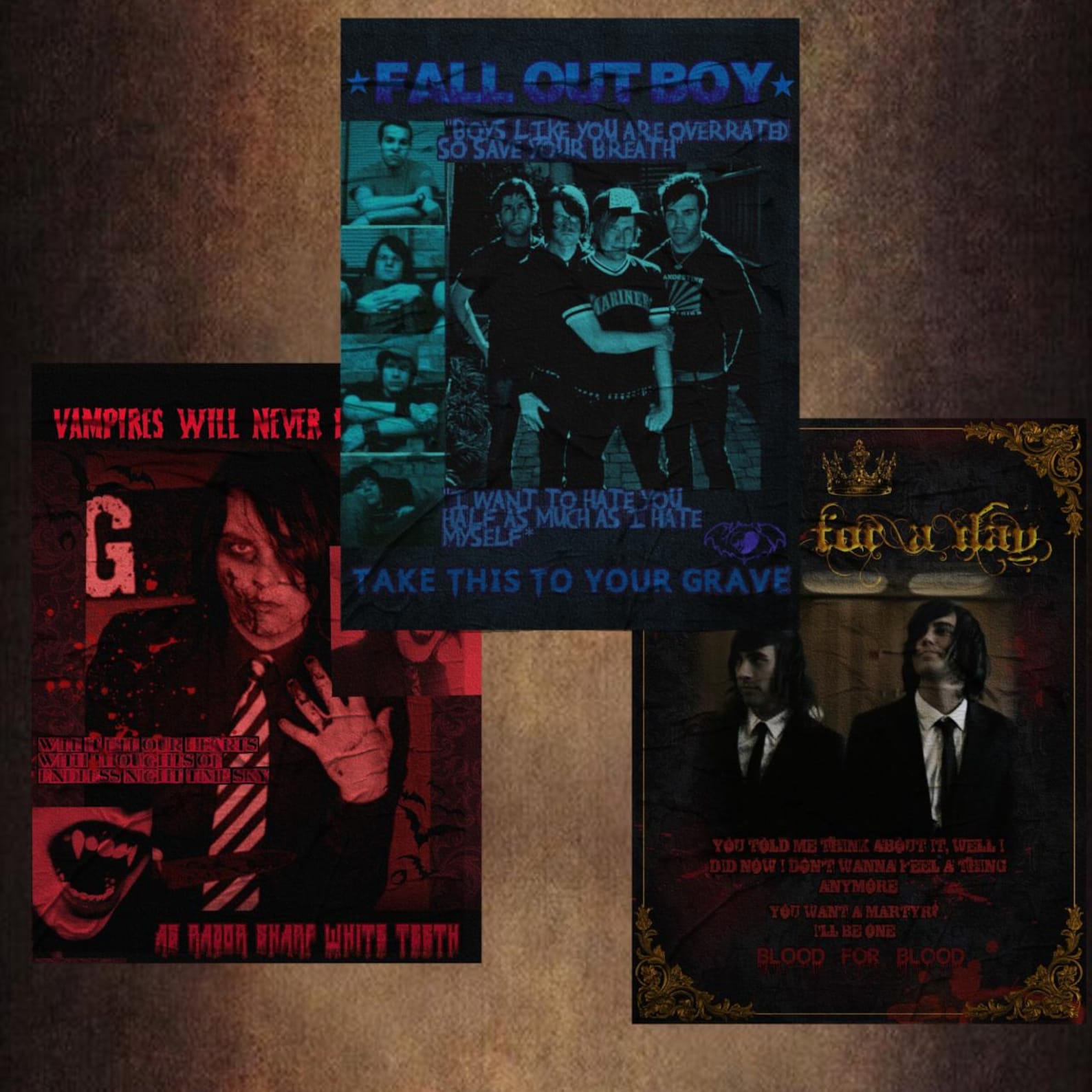 Take This to Your Grave- Poster Fall Out Boy - Etsy