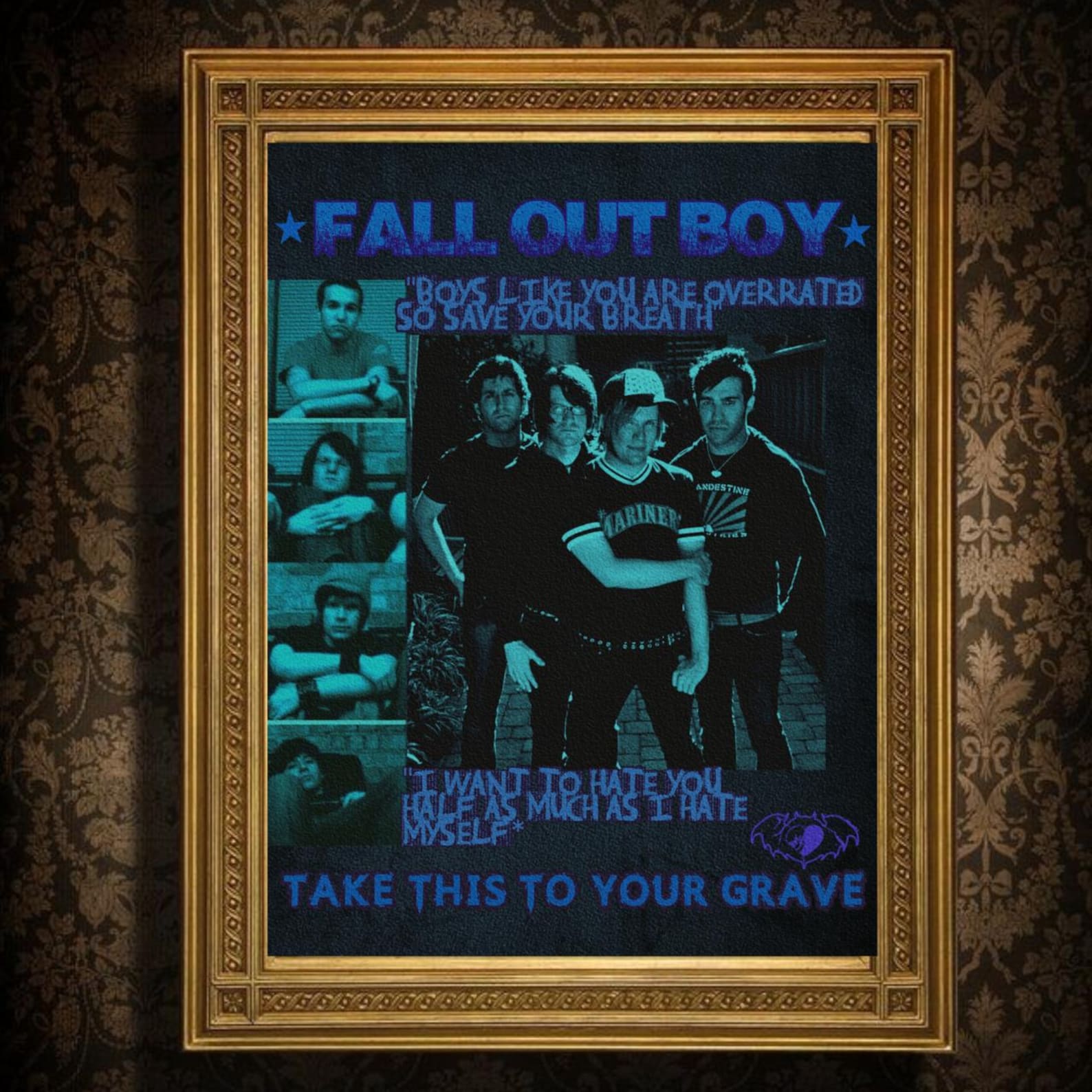 Take This to Your Grave- Poster Fall Out Boy - Etsy
