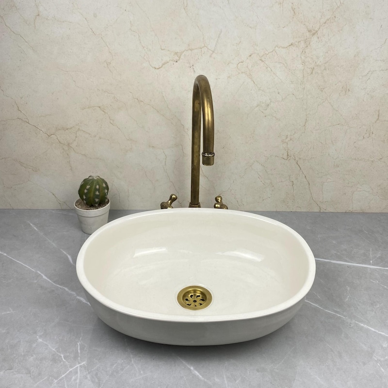 Ceramic Vessel Sinks Oval - Etsy