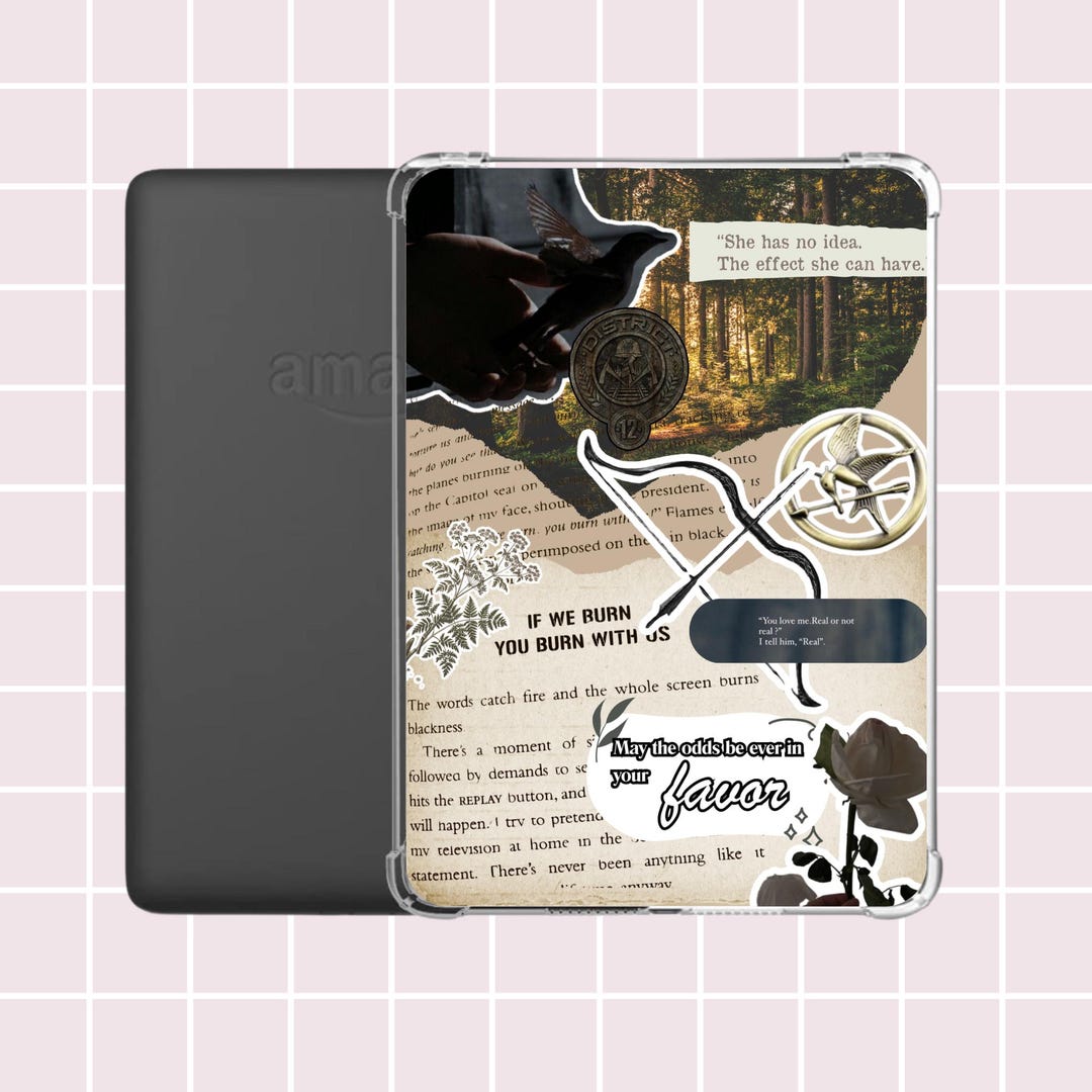 Hunger Games Inspired Kindle Insert for Clear Case,bookish Accessories ...