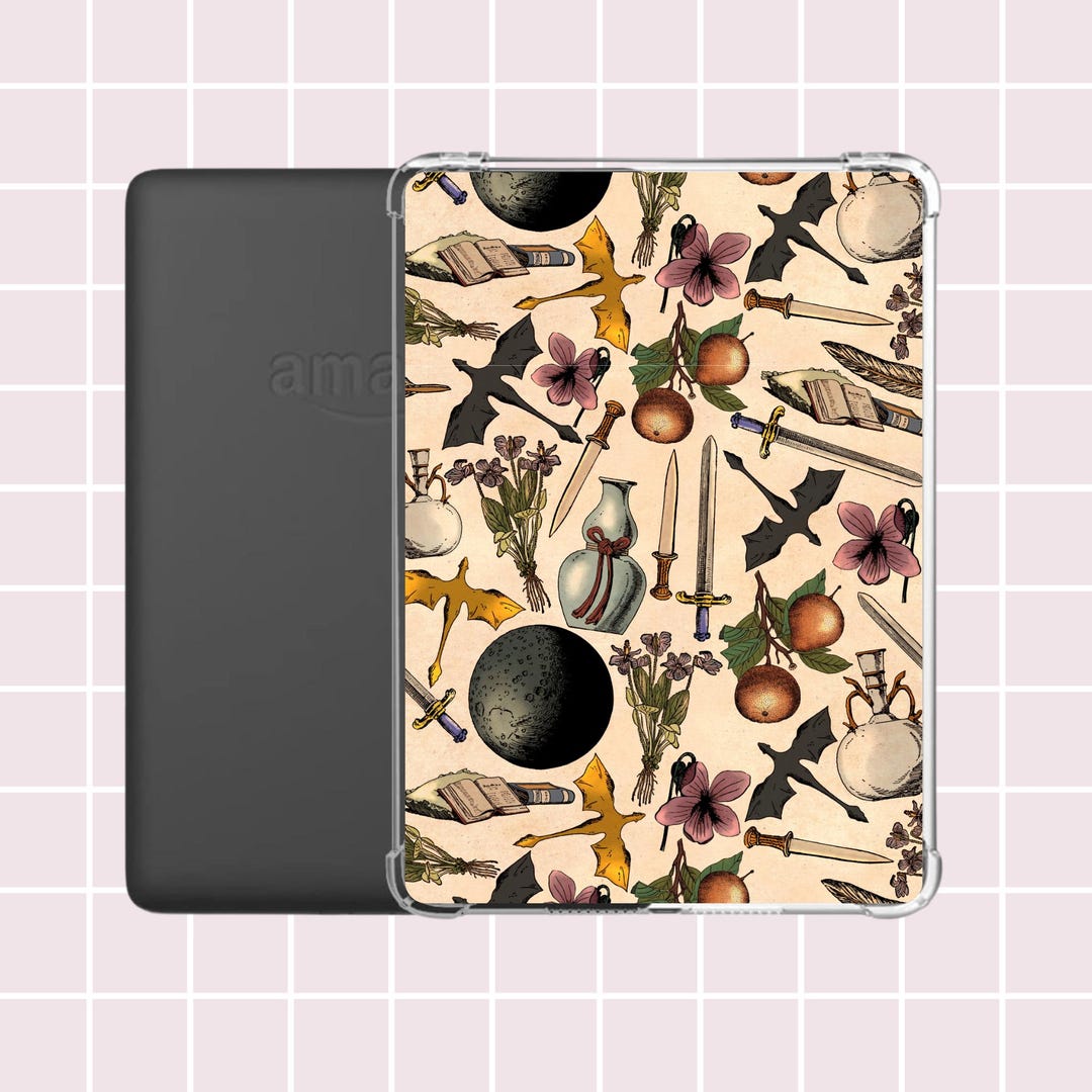 Neutral Fourth Wing Inspired Kindle Insert, Fantasy Book Lover, 2 ...